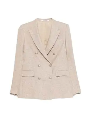 Tagliatore Double-breasted Peak Lapel Blazer