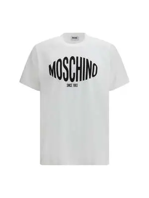 Moschino Logo Printed T-shirt - White