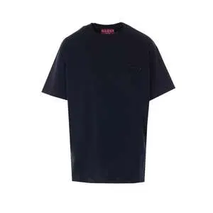 Gucci Embroidered Logo Cotton T-shirt - Black
