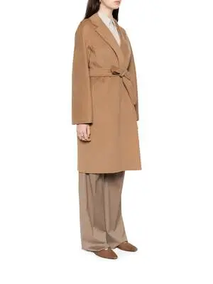 Max Mara Aceri Cashmere Robe Coat - Brown