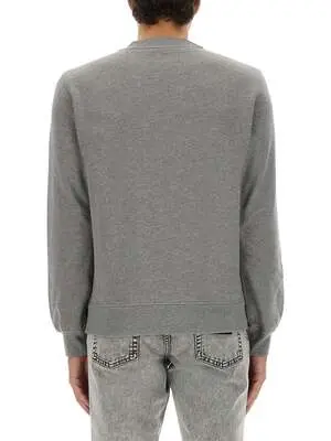 Dolce & Gabbana Jersey With Embroidery - Gray