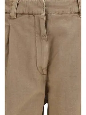 Brunello Cucinelli Linen Shorts - Cream