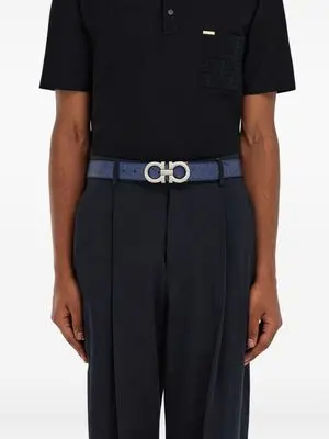 FERRAGAMO Gancini Leather Belt - Multicolor