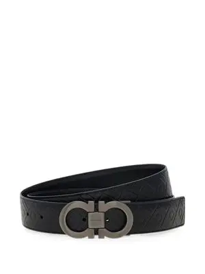 FERRAGAMO Gancini Leather Belt - Multicolor