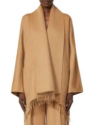 Max Mara Camel Hair Cardigan Coat