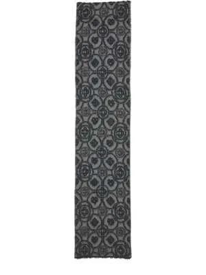 Casablanca Monogram Fluffy Scarf - Gray