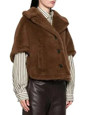 Max Mara Corvino Teddy Short Coat - Multicolor