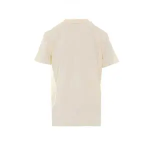 Moncler Embroidered Logo T-shirt - Cream