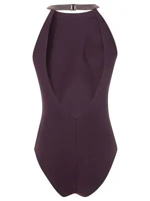 Brunello Cucinelli Embellished Halterneck One-piece Swimsuit