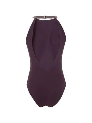 Brunello Cucinelli Embellished Halterneck One-piece Swimsuit