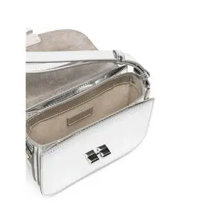 A.p.c. Rectangular Shoulder Bag With Turnlock Fastening
