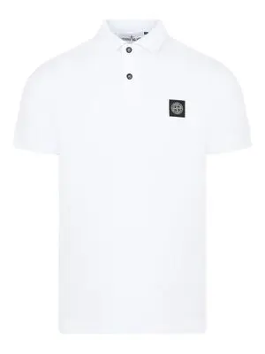 Stone Island Stone Island Men Logo Cotton Polo Shirt Multicolor