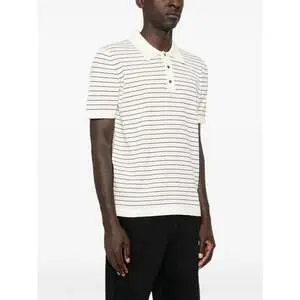 A.p.c. Neutrals Polo Shirts - Cream