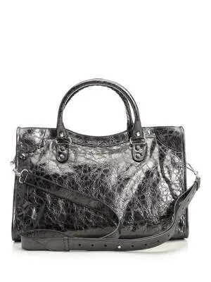 Balenciaga Le City Medium Stock Exchange Bag - Gray