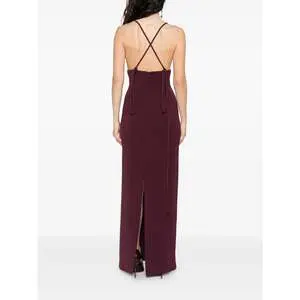 Solace London Dark Maxi Dress