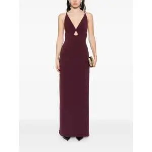 Solace London Dark Maxi Dress