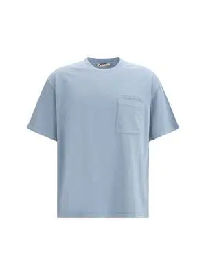 Marni Cotton Jersey T-shirt With Chest Pocket - Blue