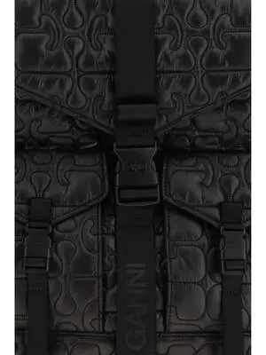 GANNI Quilted Backpack