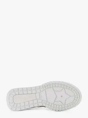 Dior Laminated Leather Tech Sneakers - Silver