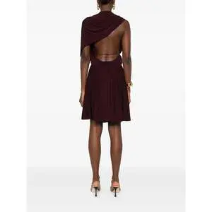 Alaïa Viscose Elastane V-neck Dress
