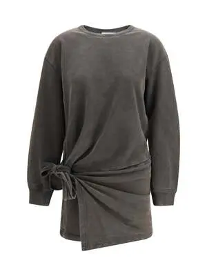 Isabel Marant Étoile ISABEL MARANT ETOILE Zae Fleece Dress Gray
