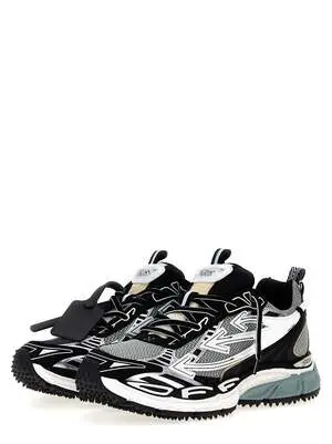 Off-White Be Right Back" Lace-up Sneakers - Black
