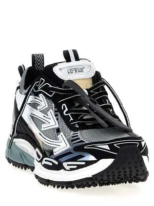 Off-White Be Right Back" Lace-up Sneakers - Black