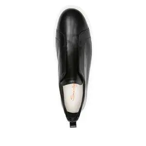 Santoni Slip-on Trainers - Black