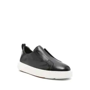 Santoni Slip-on Trainers - Black