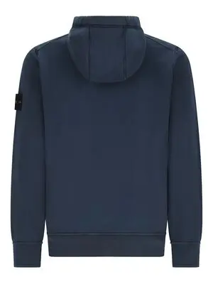 Stone Island Logo Cotton Hoodie - Multicolor