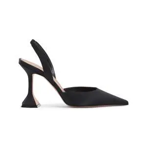 Amina Muaddi Holli 95 Slingback Pumps - Black