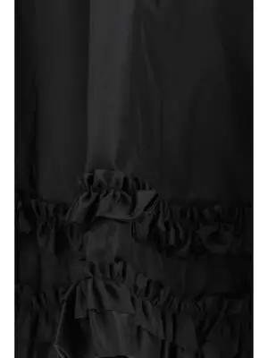GANNI Duchesse Nylon Mini Frill Skirt