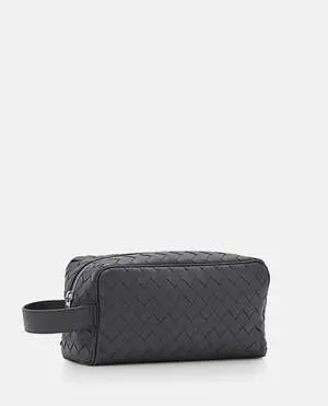 Bottega Veneta Leather Small Beauty Case