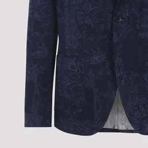 Etro Roma Jersey Sport Jacket - Blue