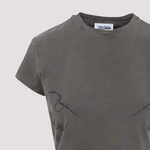 JEAN PAUL GAULTIER Embroidered Cotton T-shirt