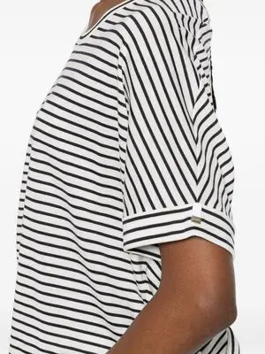 Herno Striped Cotton T-shirt