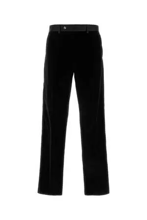 Fendi Velvet Pants - Black