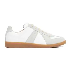 MAISON MARGIELA Replica Sneakers With Contrasting Details - White