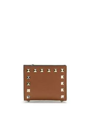 Valentino Garavani Rockstud Wallet - Brown