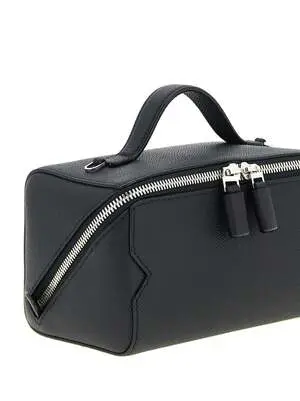 VALEXTRA V-line Beauty Case Shoulder Bag