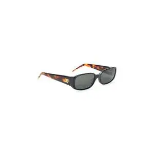 Casablanca Oval Stripe Acetate Sunglasses - Black