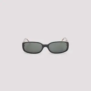 Casablanca Oval Stripe Acetate Sunglasses