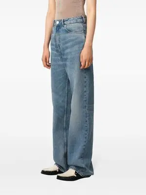 Ami Large Fit Denim Jeans