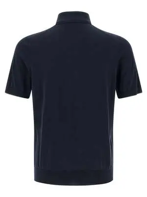 Brunello Cucinelli Logo Embroidery Polo Shirt
