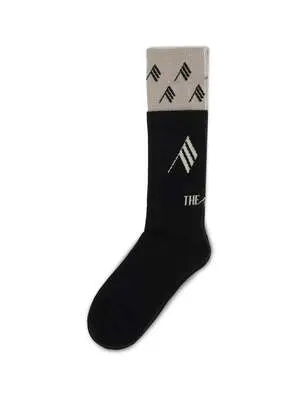 Attico Logo Cotton Socks - Black