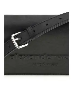 Alexander Wang Leather Shoulder Bag - Black