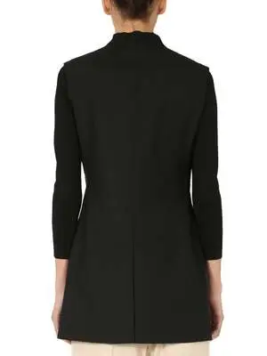 Givenchy Sleeveless V-neck Jacket With Chain Belt
