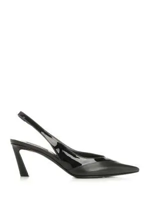 Givenchy Spiky Slingback Heels - Black