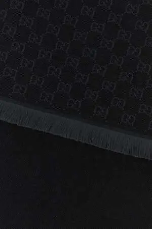 Gucci Embroidered Wool Scarf