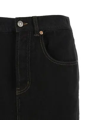 Saint Laurent Midi Pencil Skirt